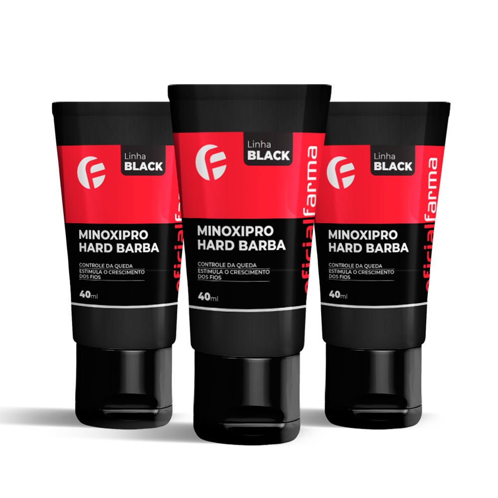 3 Minoxipro Hard Barba Black