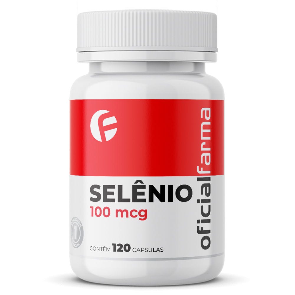 Selênio Quelado 100Mcg 120 un | OficialFarma - Saúde e Imunidade