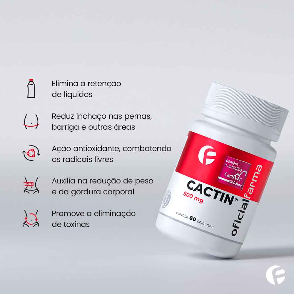 Cactin 500mg 60 Cápsulas