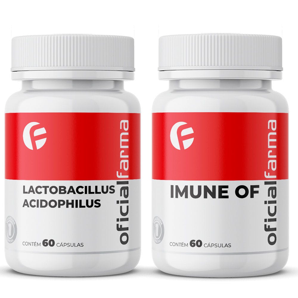 Kit Pró Imune - Lactobacillus Acidophilus + Multivitamínico Imune OF