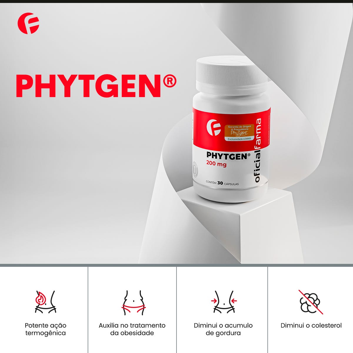 PhyTgen® 200mg 30 Cápsulas