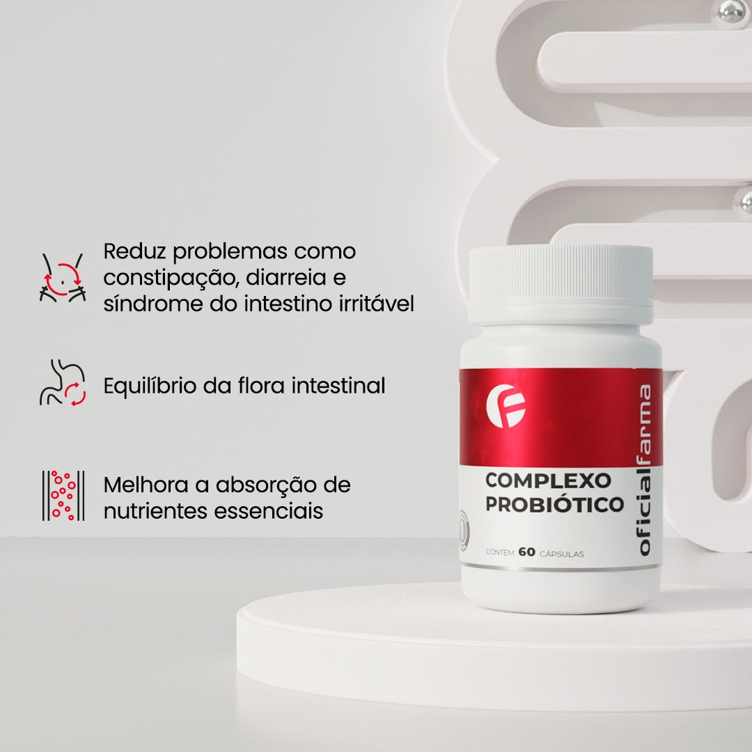 Complexo Probiótico 60 Un | Oficialfarma - Flora Intestinal