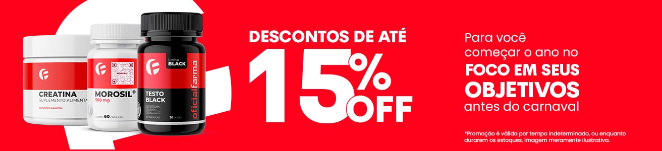 Descontos de até 15% para você começar o ano no foco