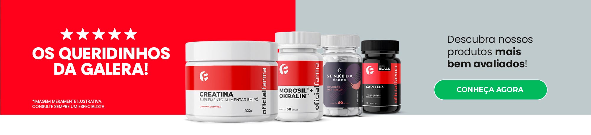 Produtos mais bem avaliados | Oficialfarma